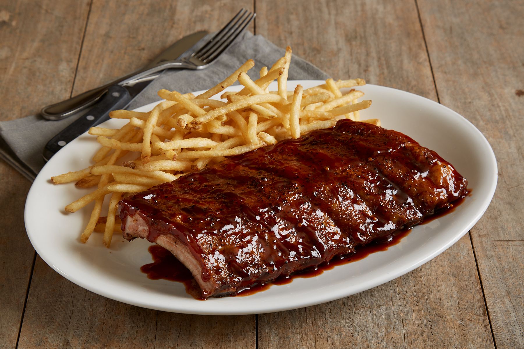 Half Rack Of Baby Back Ribs Slo Roast Entrees Delivered By DoorDash